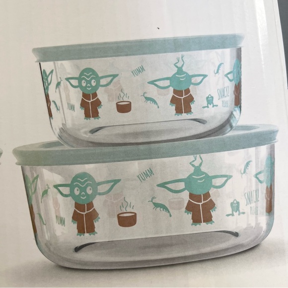 Pyrex | Kitchen | Pyrex Star Wars The Child Baby Yoda Glass Food ...